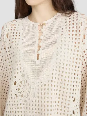 FRAME The Postcard Cotton Tunic Dress
