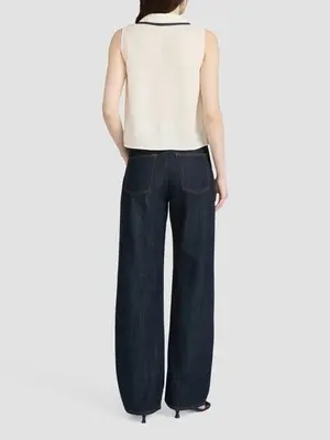 FRAME The Cabana Linen Top