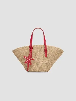 Poolside The East West Mini Tote Bag - Tomato