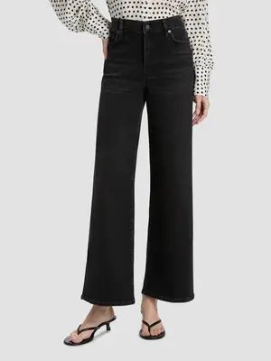 FRAME Le Slim Palazzo Ankle Jeans