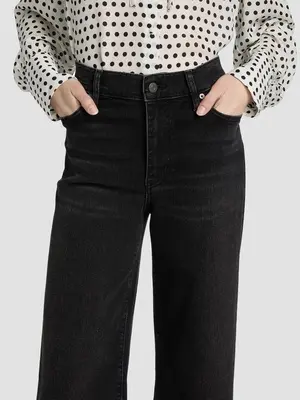 FRAME Le Slim Palazzo Ankle Jeans