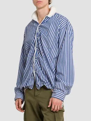 BLUEMARBLE Striped Pillow Shirt