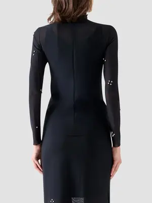 Akris Diamond Dice Dot Top