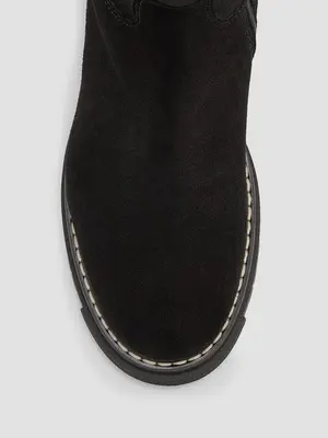 La Canadienne Dimitri Suede & Shearling Knee-high Boots