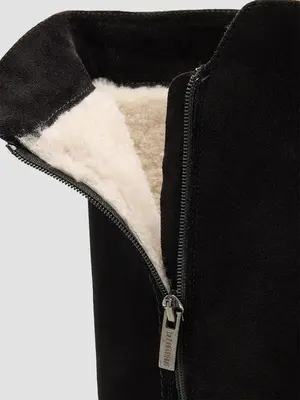 La Canadienne Dimitri Suede & Shearling Knee-high Boots