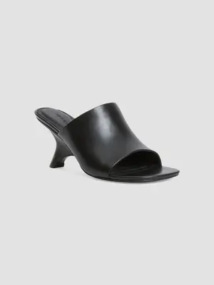 Simkhai Shadow 75mm Mule Leather Sandals