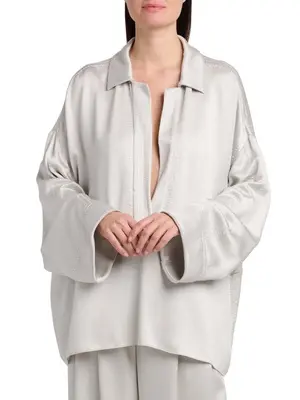 Giorgio Armani Textured Tunic Shirt
