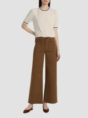 FRAME Le Slim Palazzo Harbor Pocket Jeans