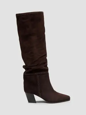 JIMMY CHOO Hart 60mm Suede Knee Boots