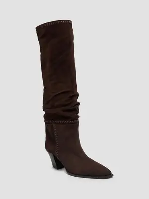JIMMY CHOO Hart 60mm Suede Knee Boots