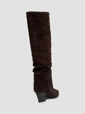 JIMMY CHOO Hart 60mm Suede Knee Boots