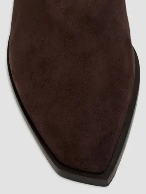 JIMMY CHOO Hart 60mm Suede Knee Boots