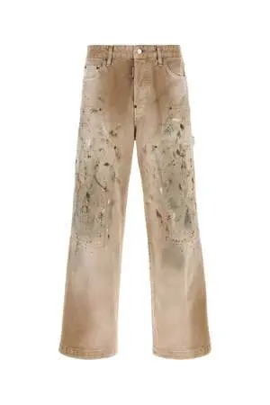 Dsquared2 Beige Denim Jeans - Brown