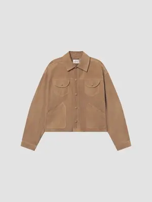 FRAME The Suede Utility Jacket