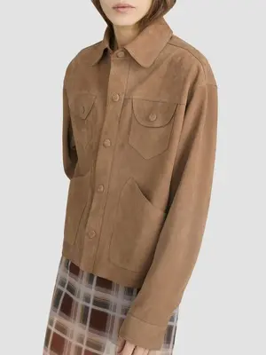 FRAME The Suede Utility Jacket