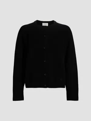 Loulou De Saison Aidar Wool-cashmere Cardigan - Black