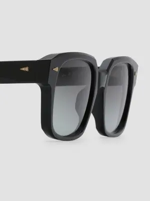 AHLEM Gros Caillou 53mm Rectangular Sunglasses - Black