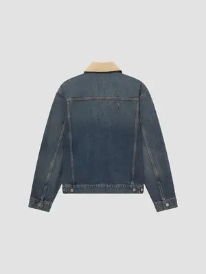 FRAME Denim Zip-front Trucker Jacket