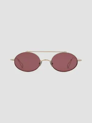 AHLEM Turbigo 50mm Oval Sunglasses - Grey
