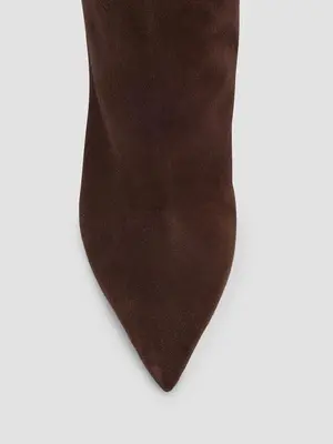 JIMMY CHOO Alizze 85mm Suede Knee-high Boots