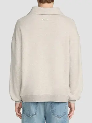 FRAME Relaxed Quarter-zip Sweatshirt