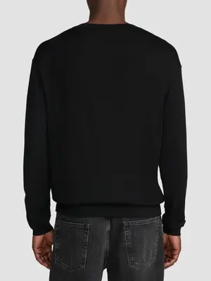FRAME Fine Gauge Wool-cashmere V-neck Sweater