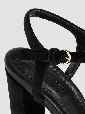 Ulla Johnson Bianca 100mm Embellished Velvet T-strap Sandals