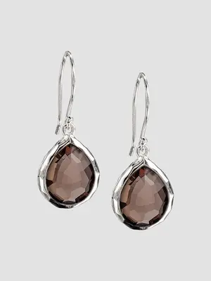 Ippolita Rock Candy & Sterling Silver Teardrop Earrings - Quartz