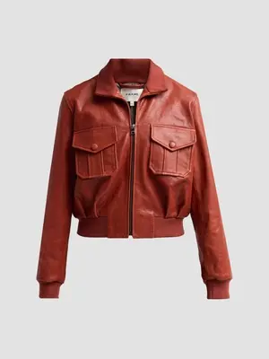 FRAME The Ace Leather Jacket