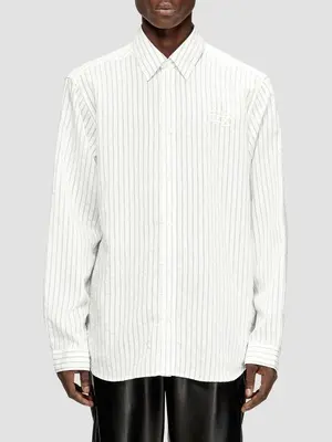 DIESEL® Striped Classic Button-front Shirt