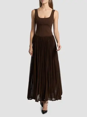 Simkhai Jamie Scoopneck Maxi Dress