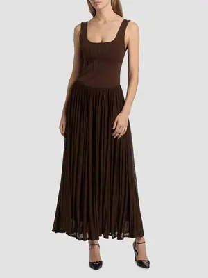 Simkhai Jamie Scoopneck Maxi Dress