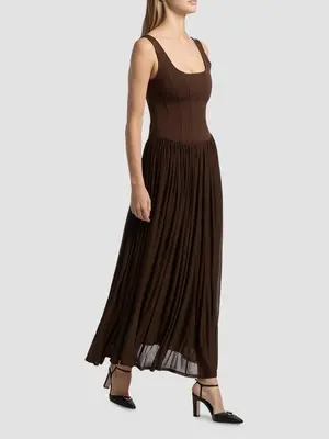Simkhai Jamie Scoopneck Maxi Dress