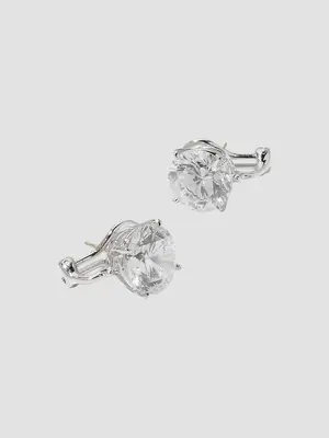 FANTASIA BY DESERIO Sterling Silver & 10.00 Tcw Cubic Zirconia Stud Earrings