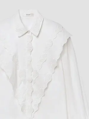 FRAME The Poplin Equestrian Shirt