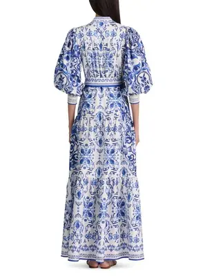 Alice + Olivia Cora Tiered Shirtdress