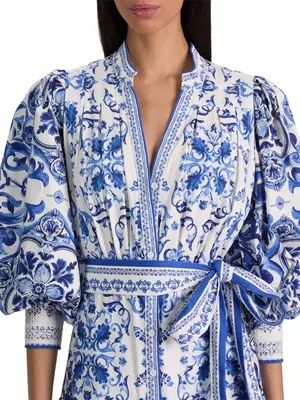 Alice + Olivia Cora Tiered Shirtdress