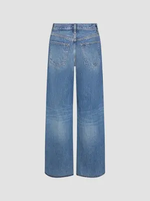 FRAME The Loose High-rise Wide-leg Jeans