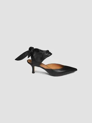 ODISSI 55mm Jodie Leather Pumps - Black