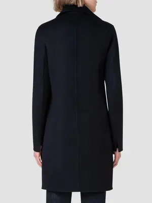 Akris Bera Double-faced Cashmere Car Coat