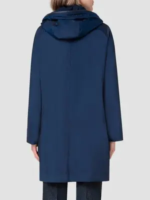 Akris Bellevue 2-in-1 Cashmere & Silk Poplin Short Coat