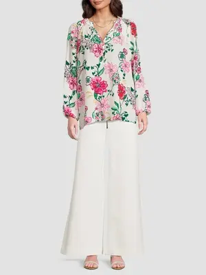 Lilly Pulitzer® Elsa Floral Silk Top
