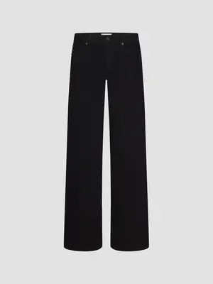 FRAME The Gray Straight-leg Jeans Black