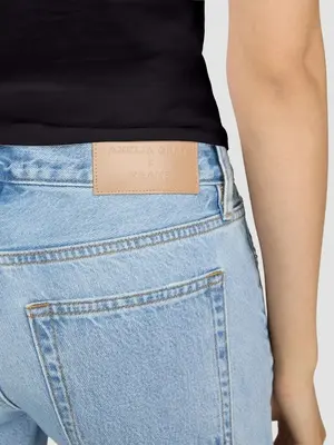 FRAME The Gray Straight-leg Jeans - Dodger Offset Hem