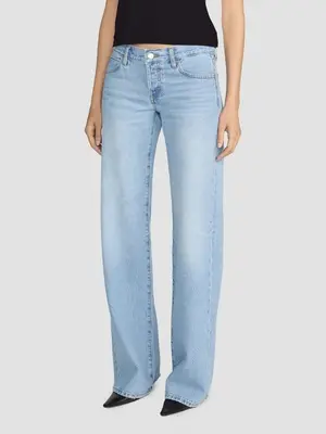 FRAME The Gray Straight-leg Jeans - Dodger Offset Hem