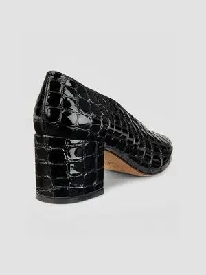 Ulla Johnson Polline 65mm Croc-embossed Leather Pumps