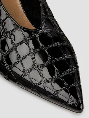 Ulla Johnson Polline 65mm Croc-embossed Leather Pumps