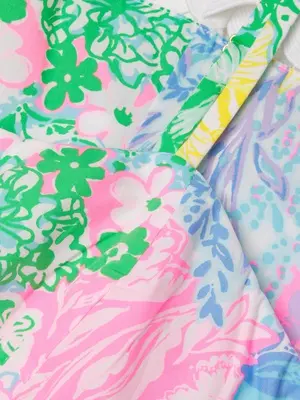 Lilly Pulitzer® Haliey Floral Cotton Midi-dress