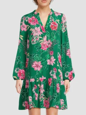 Lilly Pulitzer® Evaline Floral Silk Dress