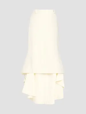 Michael Kors Wool High-low Trouser Skirt